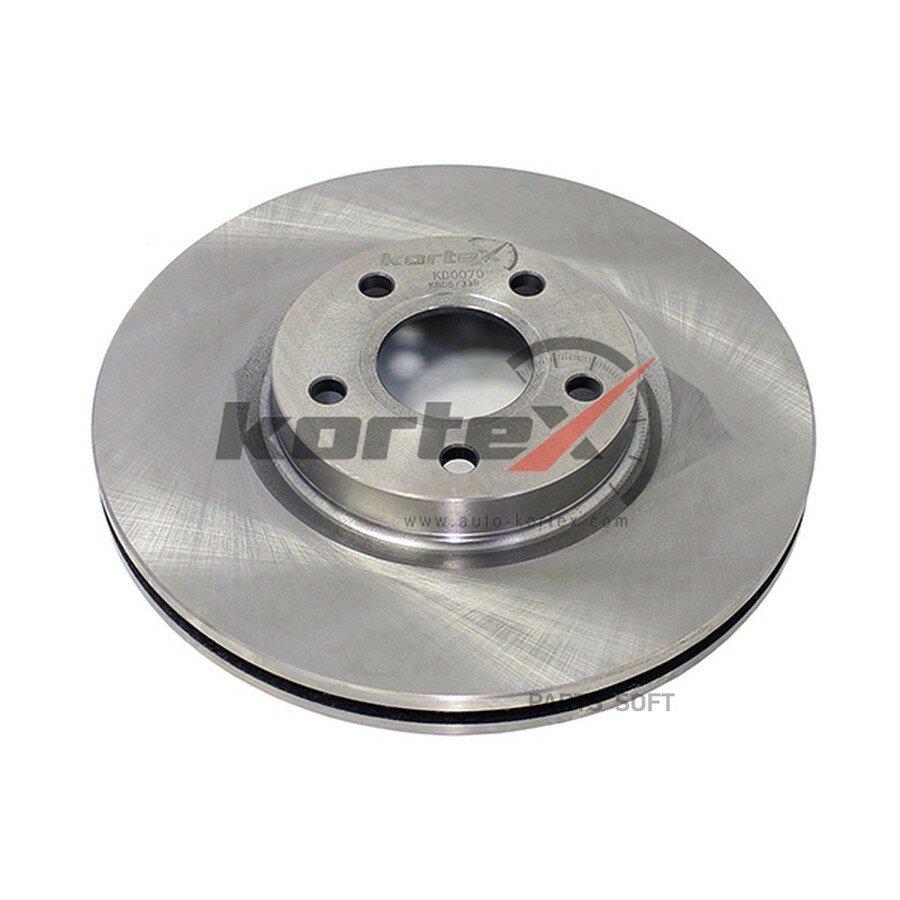 KORTEX KD0070 Диск торм. FORD FOCUS II/III/KUGA/VOLVO S40 04- R16/17 перед. вент.(d=300mm)