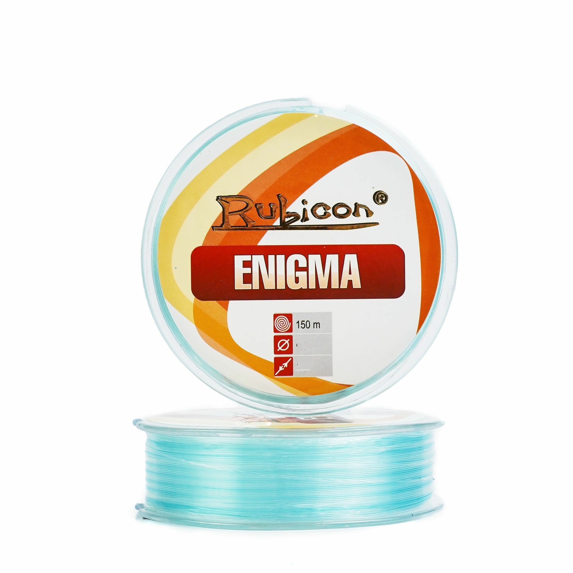 Монофильная леска для рыбалки RUBICON Enigma 150 м 0,20 мм (light blue)