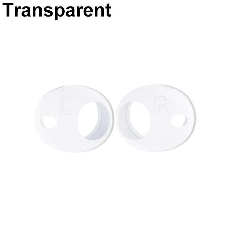 Силиконовые амбушюры для AirPods Pro 3, BAPPSUS Белый, 1Pair, Transparent