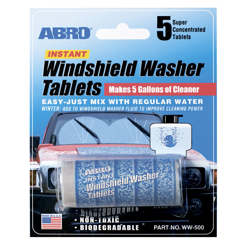 Таблетки для омывателя стекла ABRO WW-500 (5 шт.)