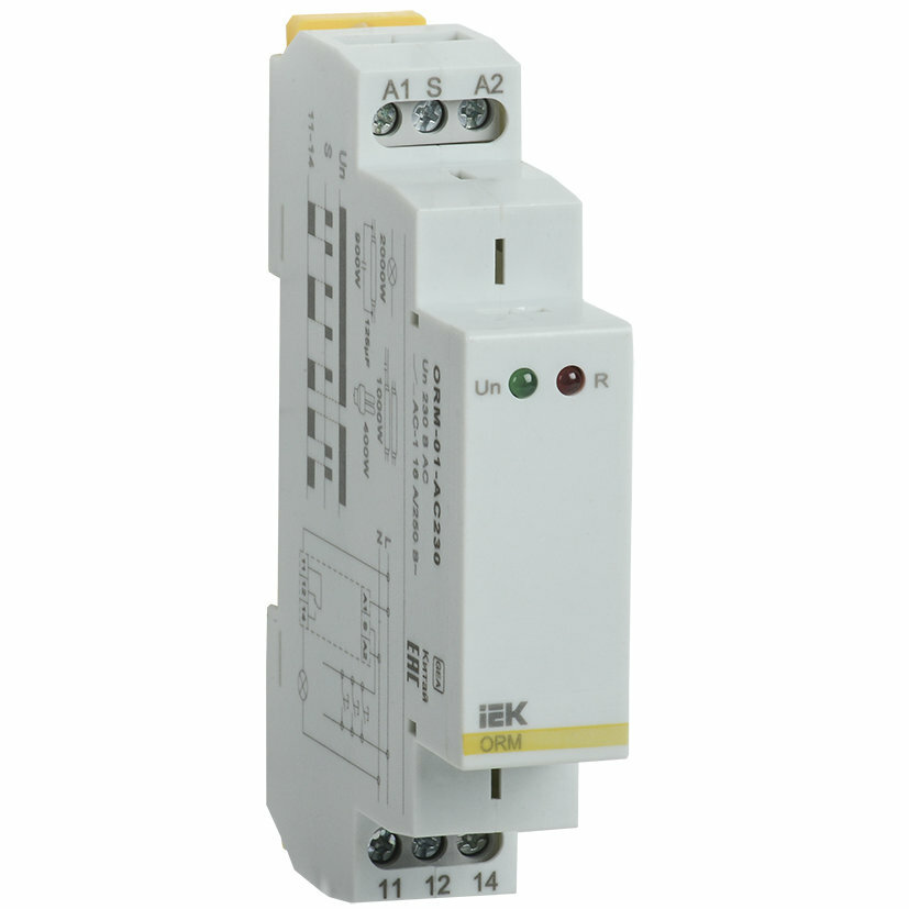 Реле импульсное orm, 1 контакт 230 в ac