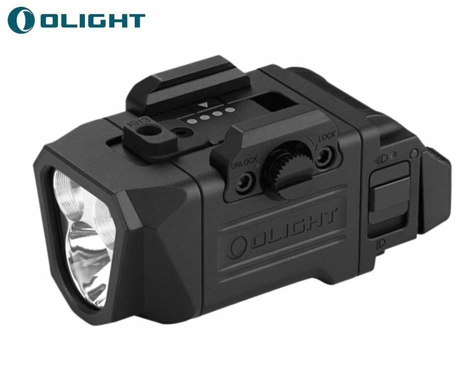 Пистолетный фонарь Olight PL X, Li-po 960 mAh, 300 метров, 1200 люмен (Комплект)