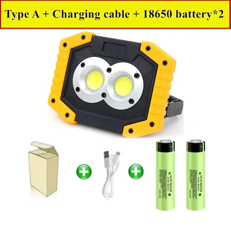 Портативный USB-фонарь JONCELY COB LED Type A