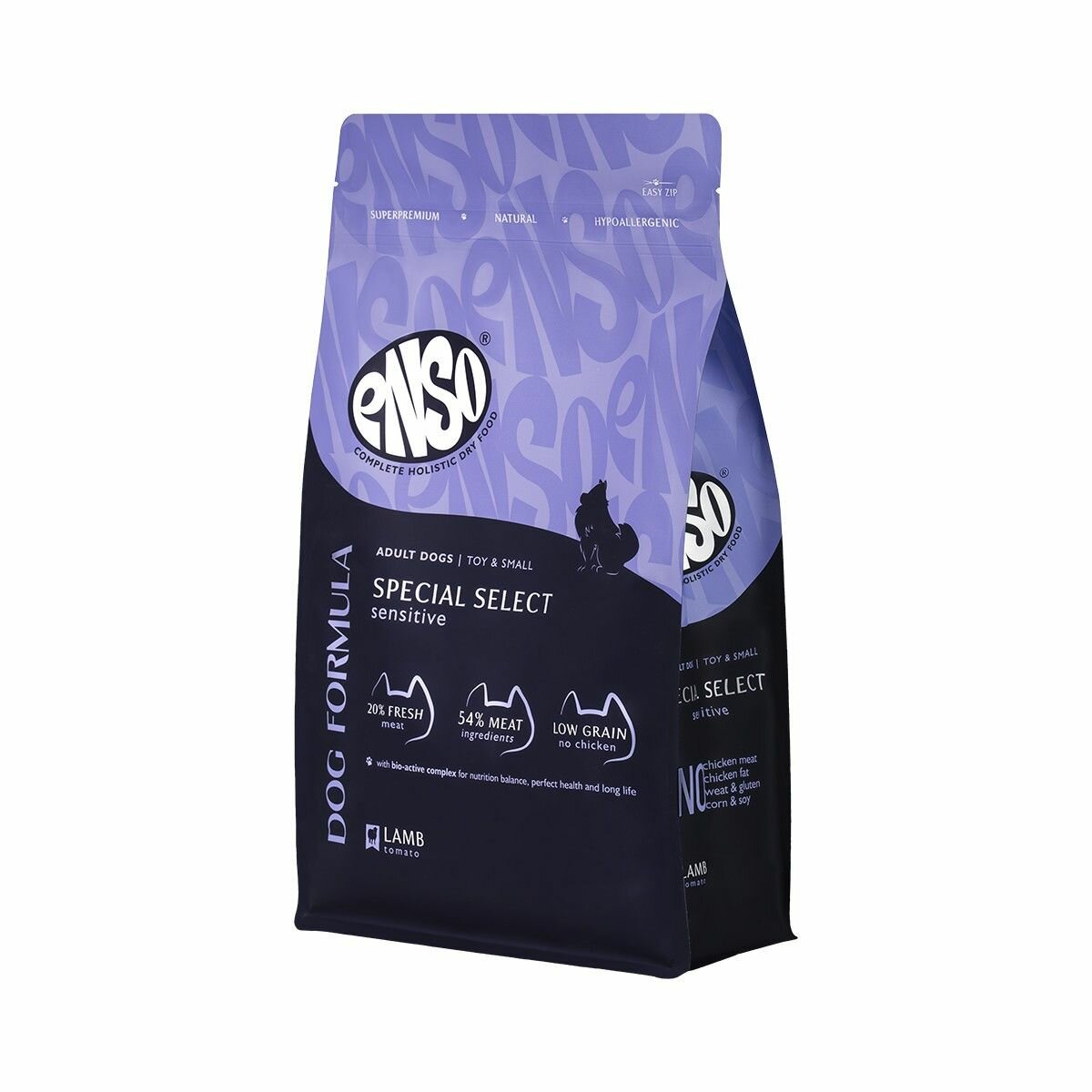 Enso Dog Formula Special Select Сухой корм для взрослых собак мелких и миниатюрных пород, Ягненок и Томат 7 кг