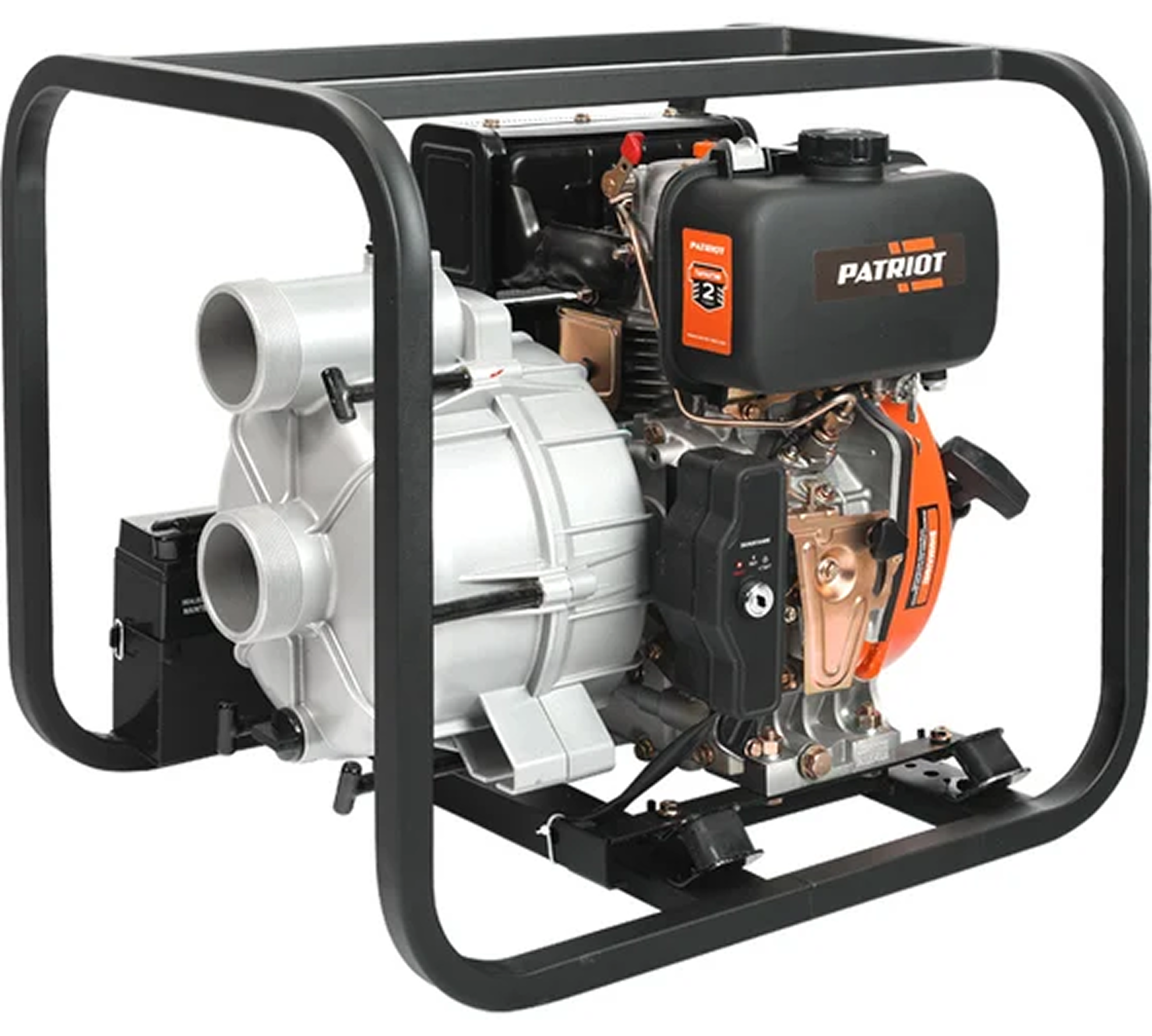 Мотопомпа PATRIOT MPD 3072, дизельный двигатель, 5,7л. с, 1200л/мин