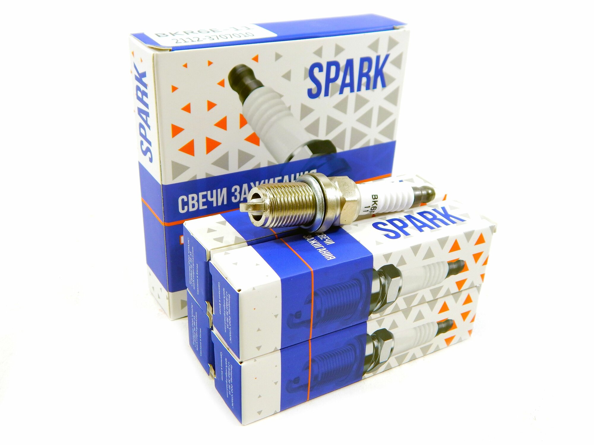 Свечи зажигания АУ17ДВРМ-1, BKR6ES-11 Spark Priora, Kalina 16V, Granta 16V, Vesta 21129, 21179 для 16-ти клапанных двигателей ВАЗ 4шт.
