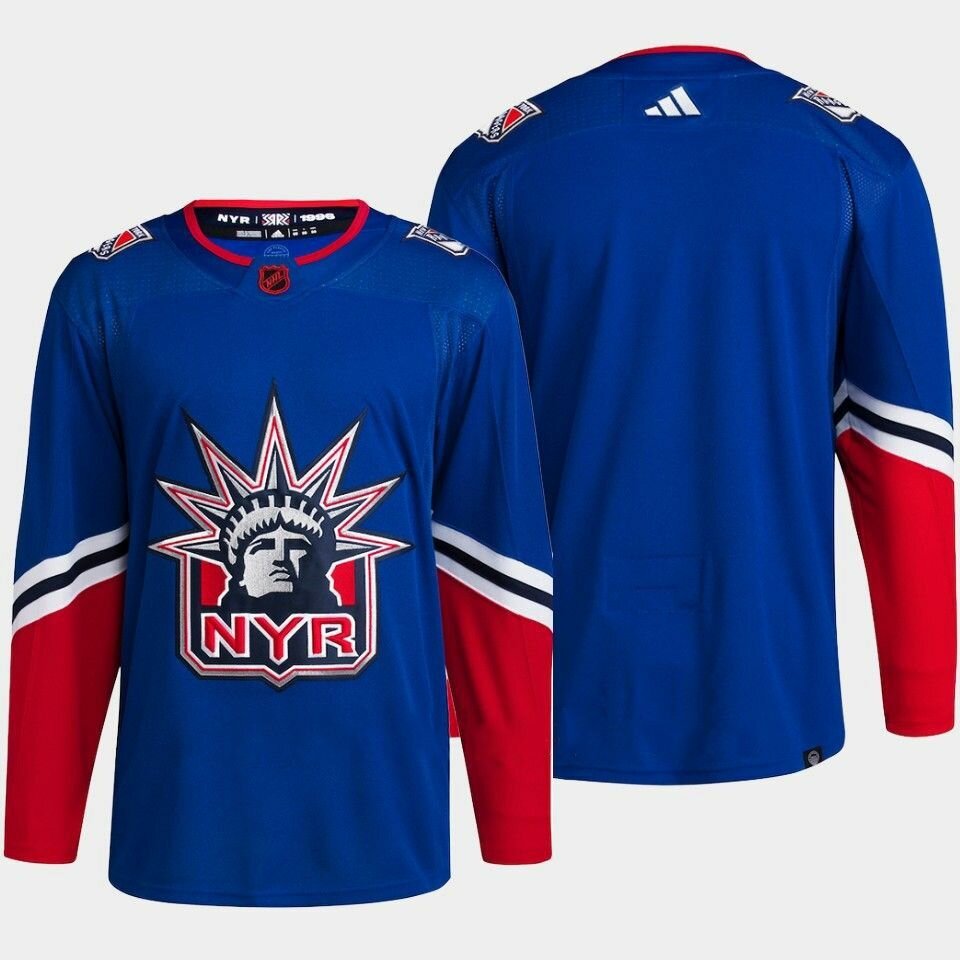 NHL джерси хоккейная Нью-Йорк Рейнджерс New York Rangers Jersey игровая форма хоккейный свитер спортивная джерси