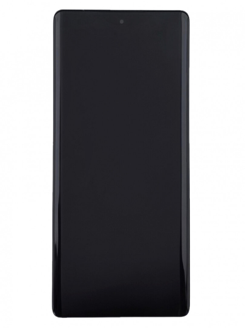 Дисплей для Honor 70 в рамке, черный, orig.c