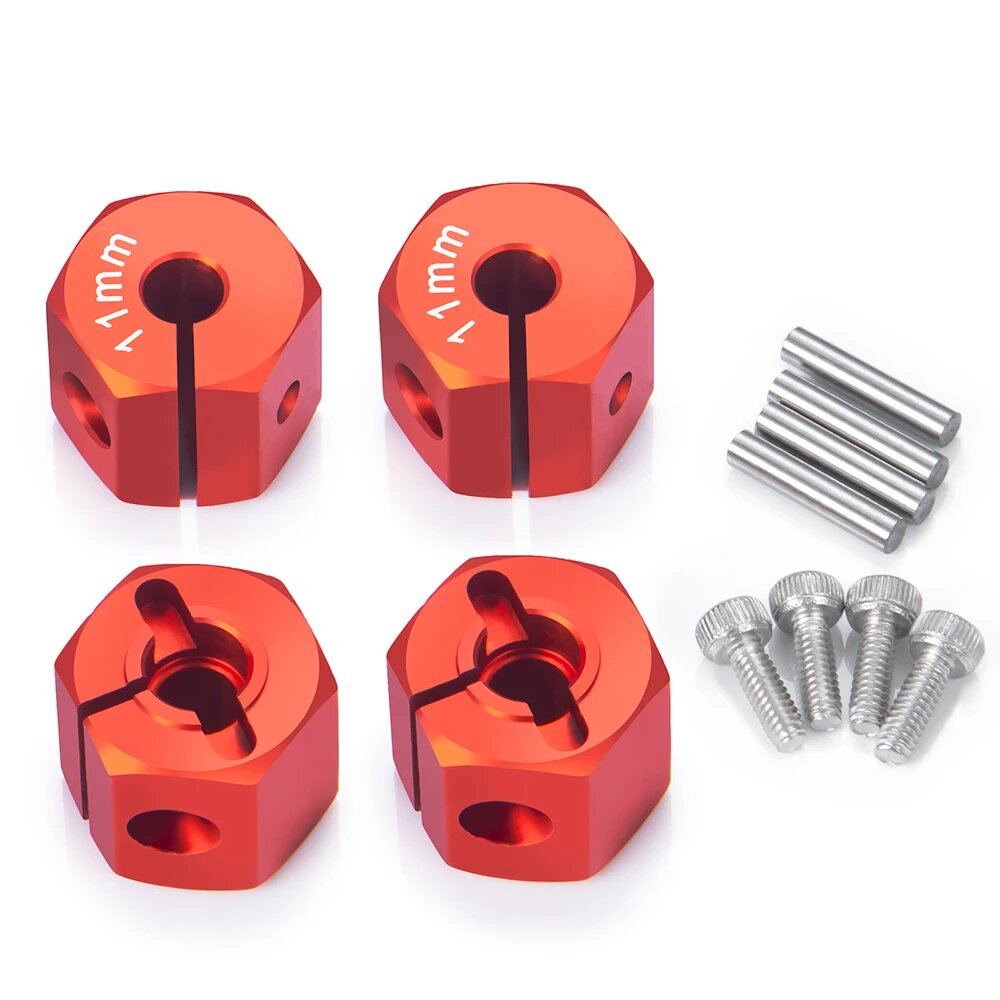 YEAHRUN Адаптеры шестигранного привода 12 мм красные Red 11mm