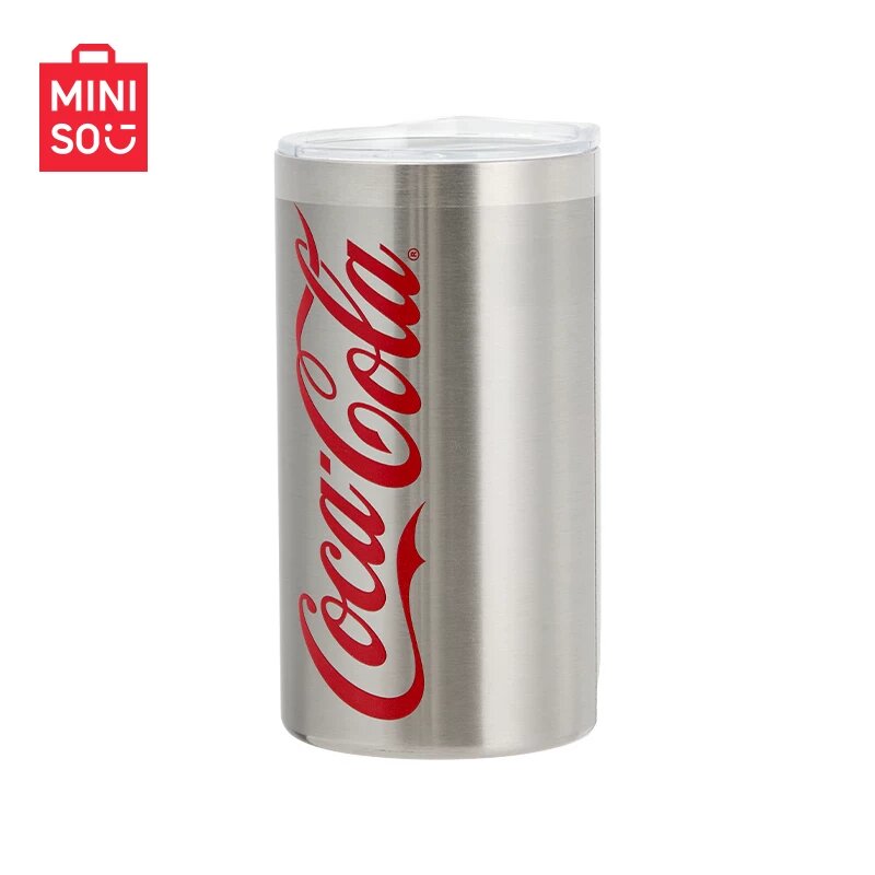 Стальная кружка MINISO Coca-Cola, термоизолированная кружка для холодных и горячих напитков, кофейная кружка, летняя