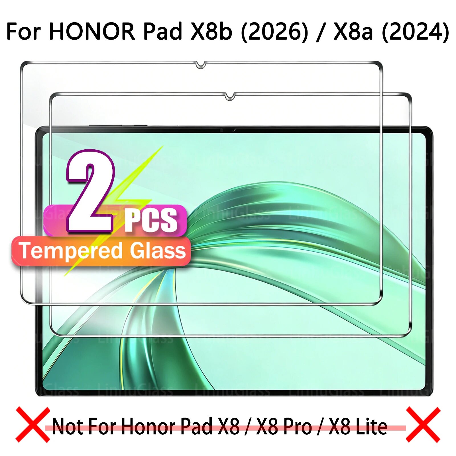 Защитное стекло для HONOR Pad X8b/X8a 11 дюймов 2PCS Tempered Glass