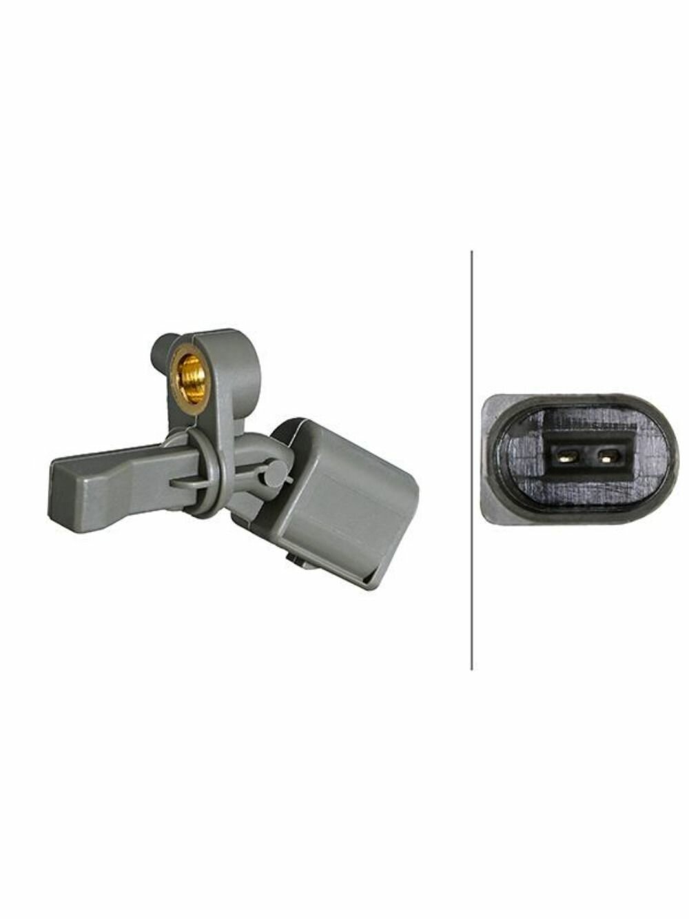 Датчик скорости колеса Hella 6PU 358 218-141 для Audi, Seat, Skoda, VW Hella 6PU 358 218-141 Датчик Скорости К