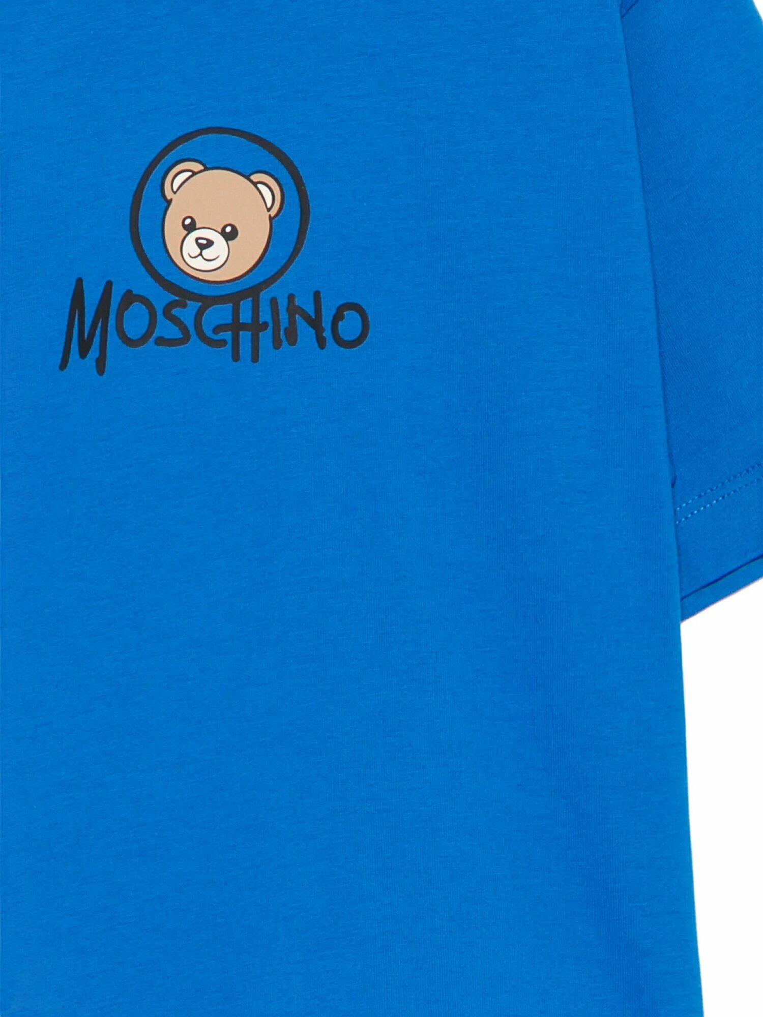 Футболка MOSCHINO Logo-print T-shirt, размер 116, Синий принт — фото 1