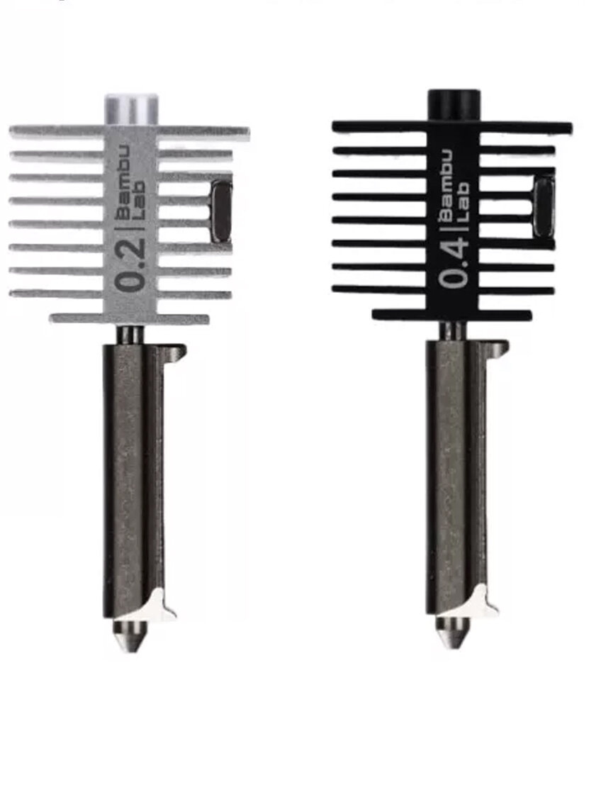 Оригинальная печатающая головка TuoZhu A1/A1mini из нержавеющей стали с закаленным стальным соплом, комплектующие для
