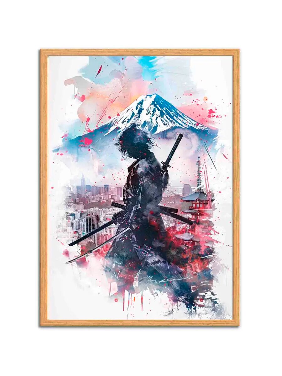 Пудель-самурай 5, Плакат 30x42см