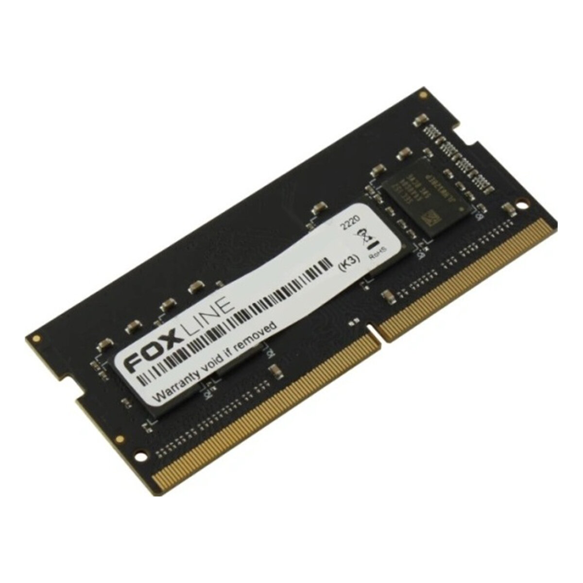 Оперативная память Foxline FL5600D5S46-8G, SODIMM, 8GB, 5600, DDR5, CL 46, черный