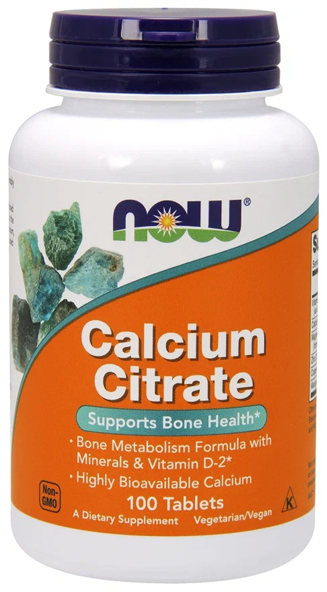NOW Foods, Calcium Citrate Цитрат кальция, 100 таблеток для здоровья костей и зубов.