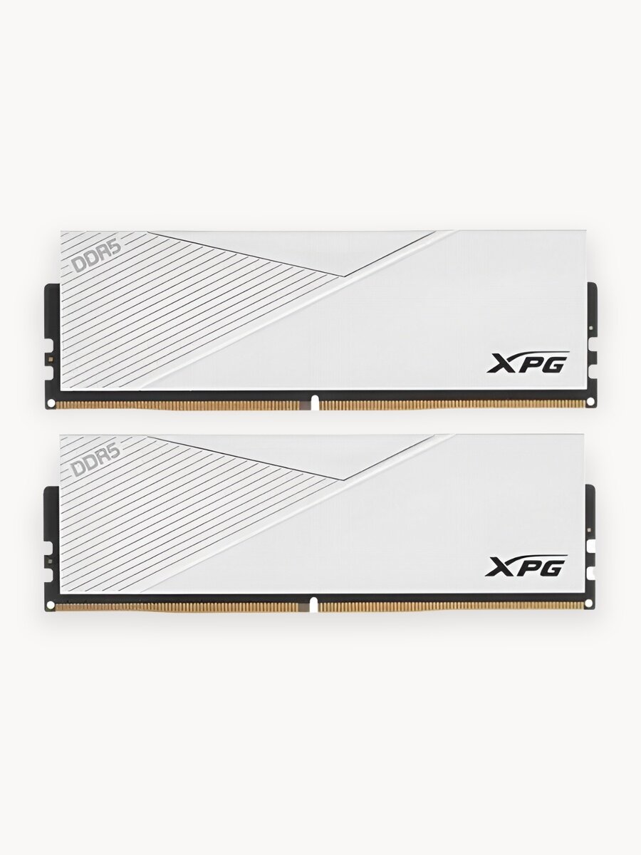 Оперативная память ADATA 2х16GB DDR5 DIMM 6000МHz AX5U6000C3016G-DCLAWH, цвет белый