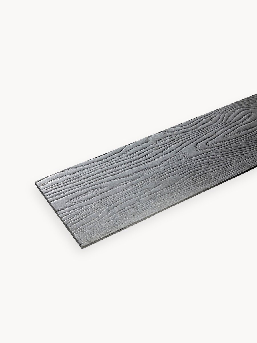 Сайдинг хризотилцементный Фибратек 3000х190 мм серый под покраску КПП