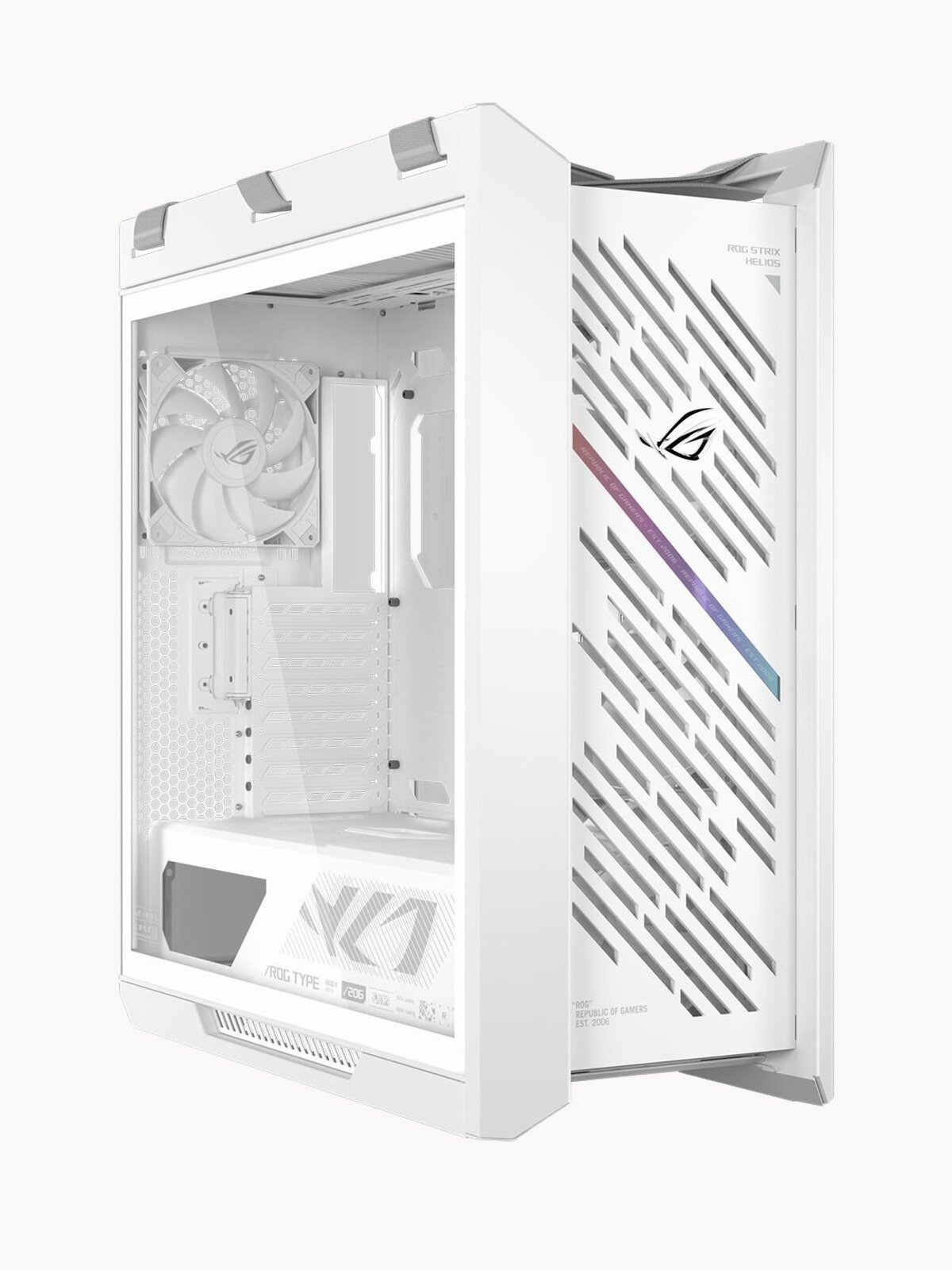 Корпус для ПК ASUS ROG Strix Helios, Middle Tower, E-ATX, Белый (90DC00W3-B39000)