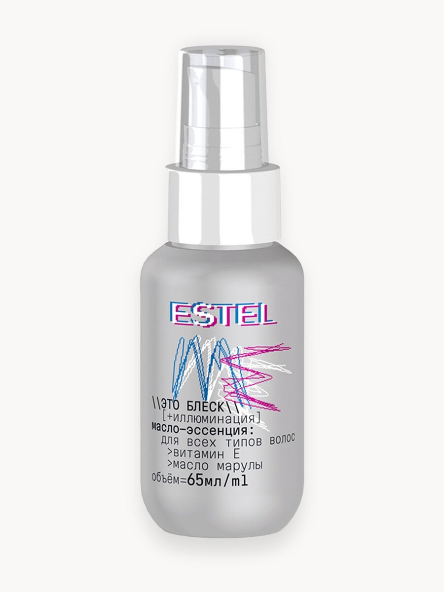 Масло-эссенция для всех типов волос ESTEL ME Это блеск укрепляющее от секущихся кончиков 65 мл