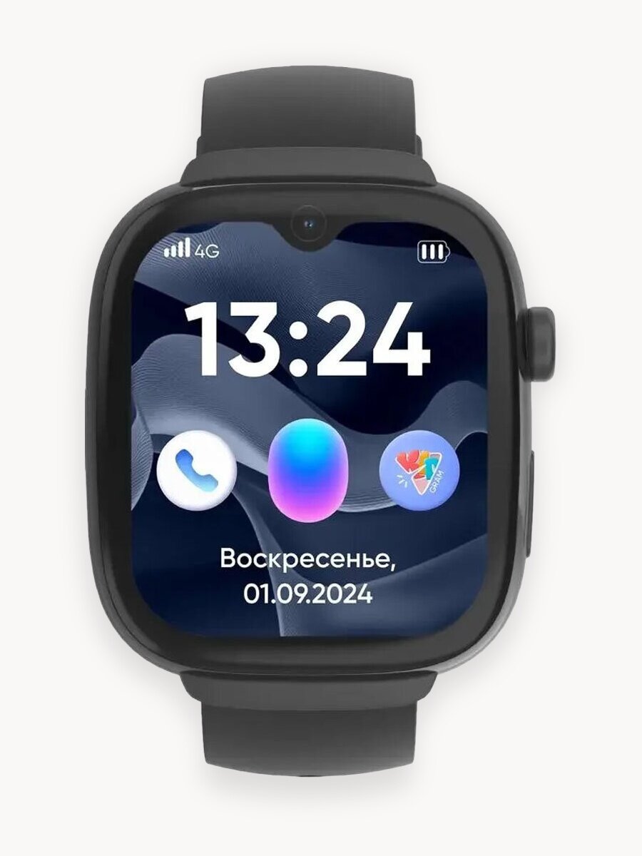 Детские умные часы Elari KidGram Watch 4G черный