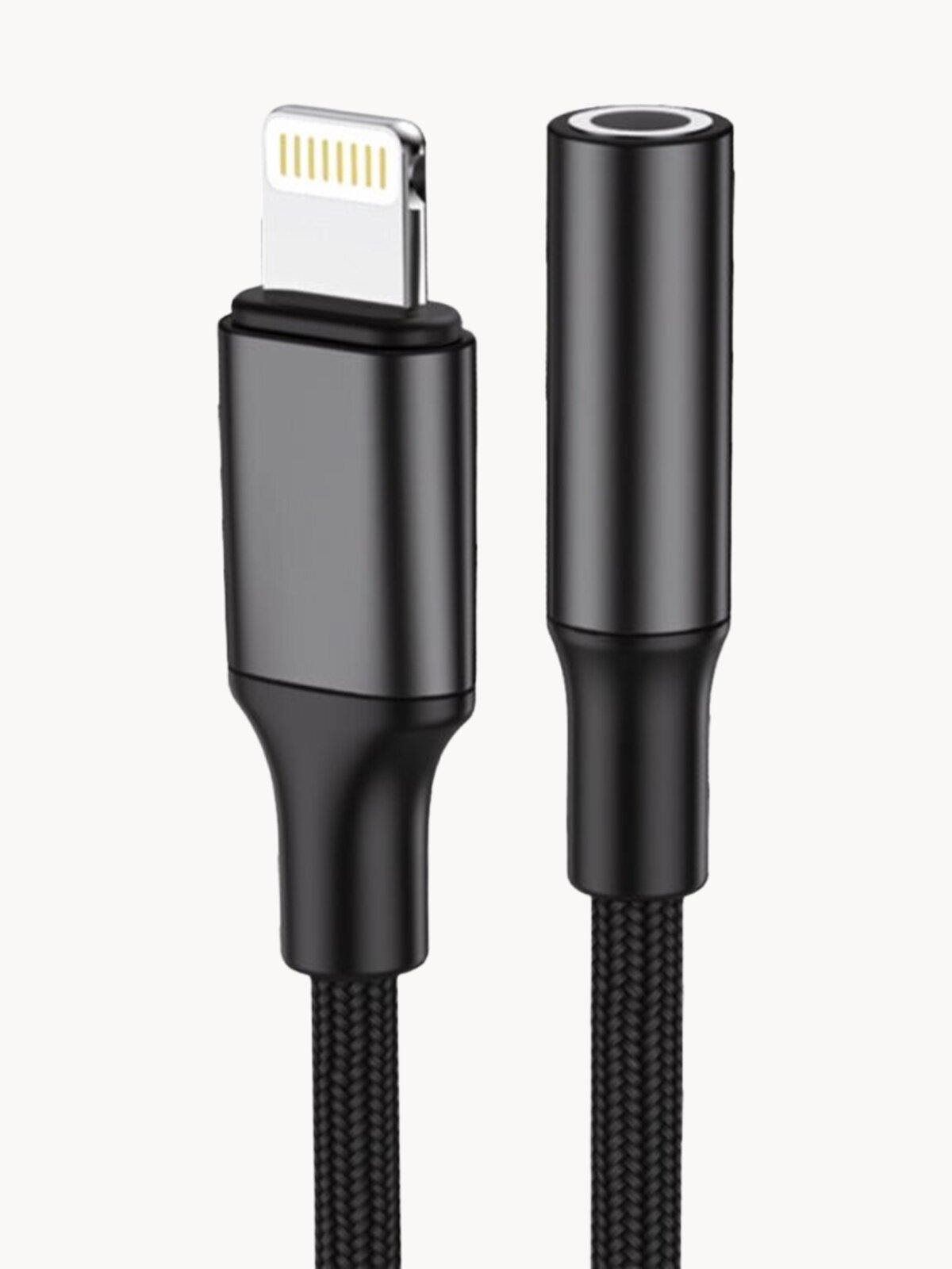 Переходник для айфона Lightning AUX, адаптер для наушников / лайтнин и аукс для айфон