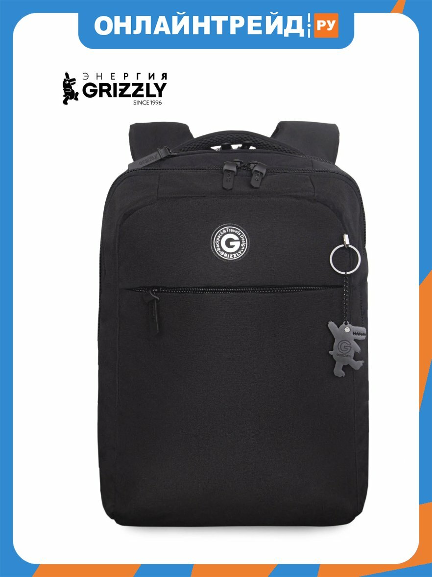 Рюкзак Grizzly RD-644-1/5 с обвесом черный