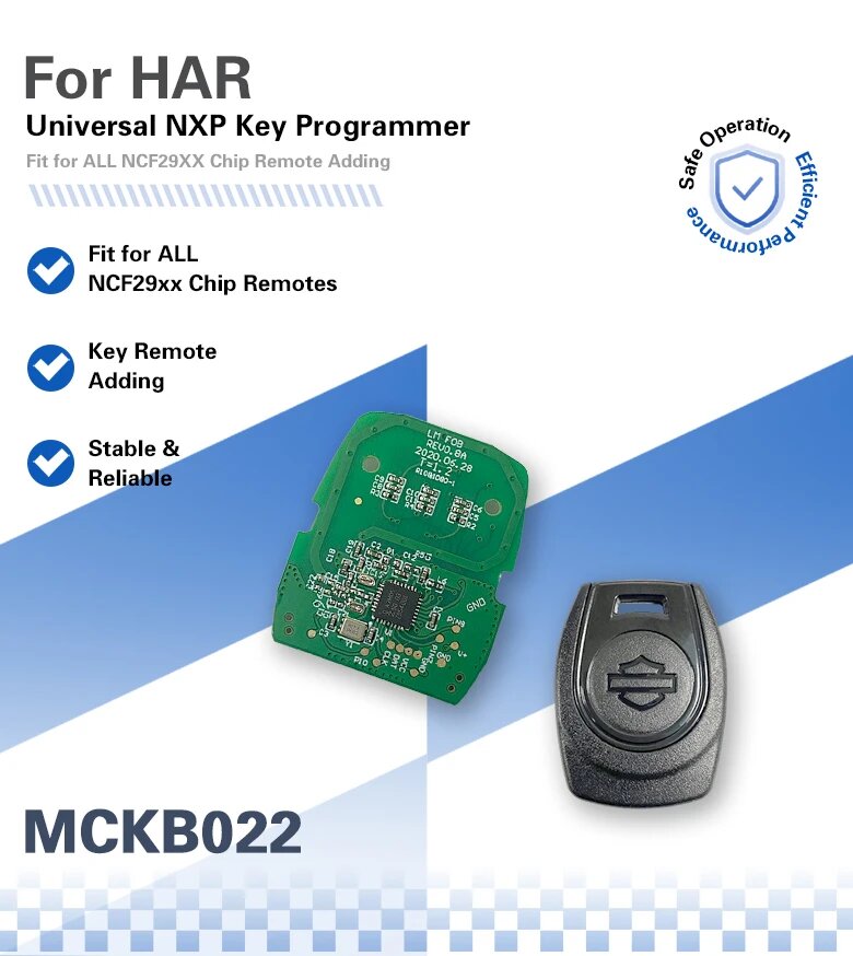Адаптер 16-30 для ключей Toyota, GMC, Harley-Davidson. Совместим с NXP Killer, VVDI, 22For HAR