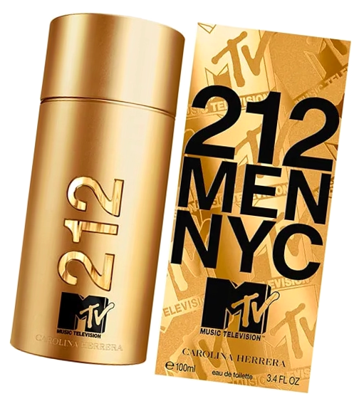 Аромат для мужчин Каролина Херрера 212 Нью Йорк Мен 100 мл / Carolina Herrera 212 MTV