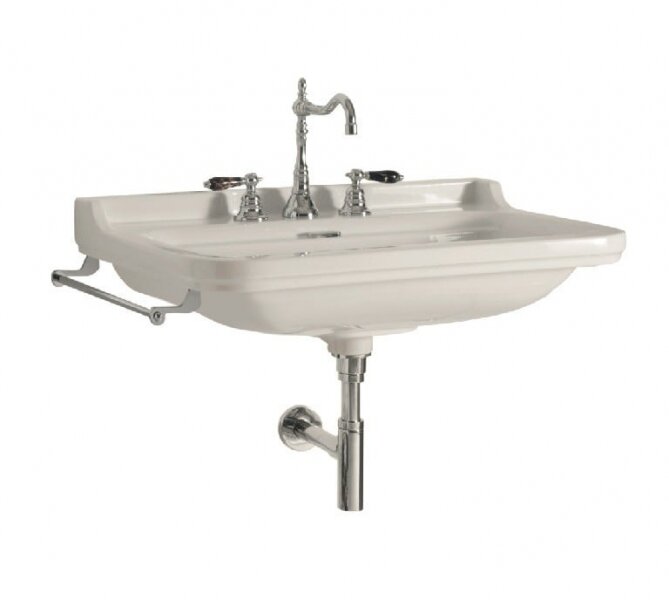 Раковина подвесная (60х55) Kerasan Waldorf 4140K1bi/cr*3 белый