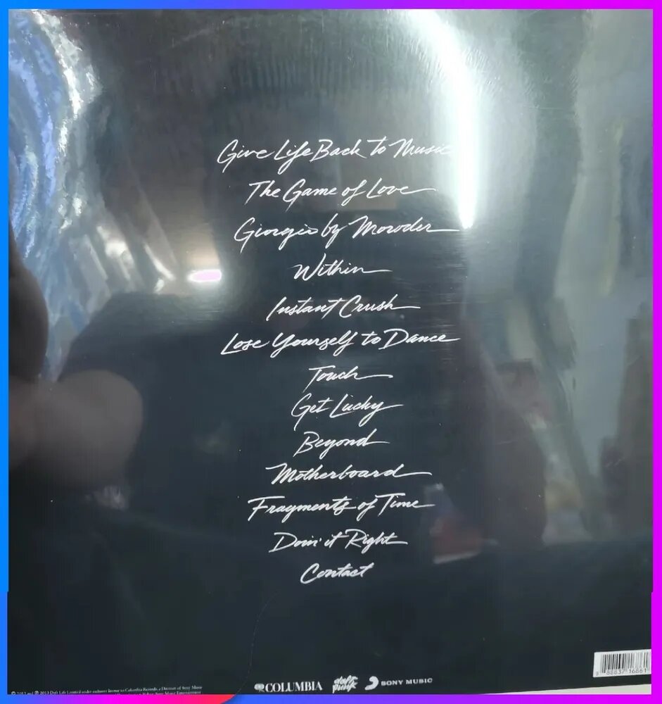 Daft Punk Random Access Memories 2LP Пластинка виниловая современная