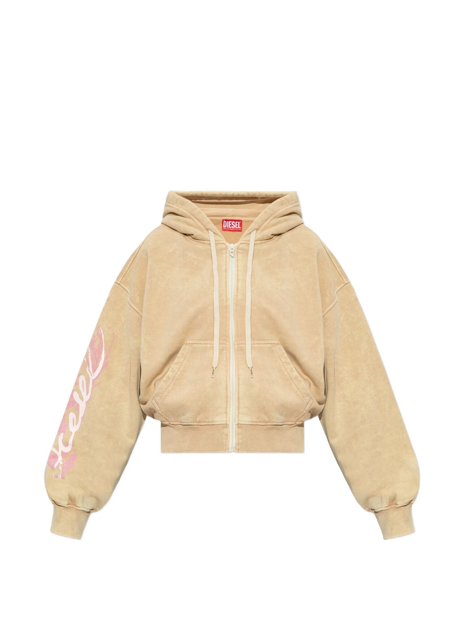 Худи Logo-print zip-up hoodie