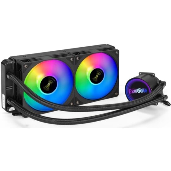 СВО для процессора Exegate BlackWater-240. PWM. ARGB (EX293458RUS)