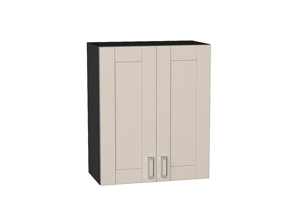 VVT Шкаф верхний с 2-мя дверцами Лофт Graphite, Cream Silk, 720, 600