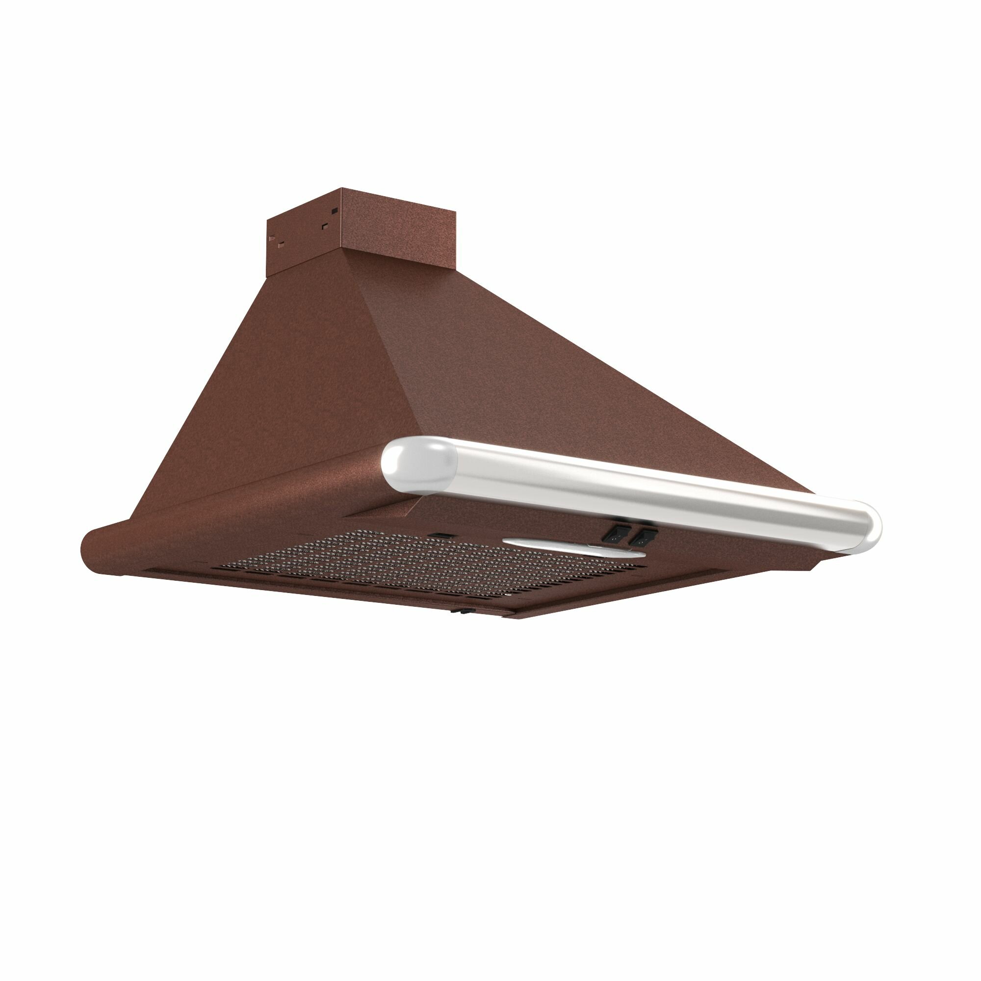 Кухонная вытяжка Elikor: Сатурн 50П-180-В1Л, медный антик/нержавеющая сталь