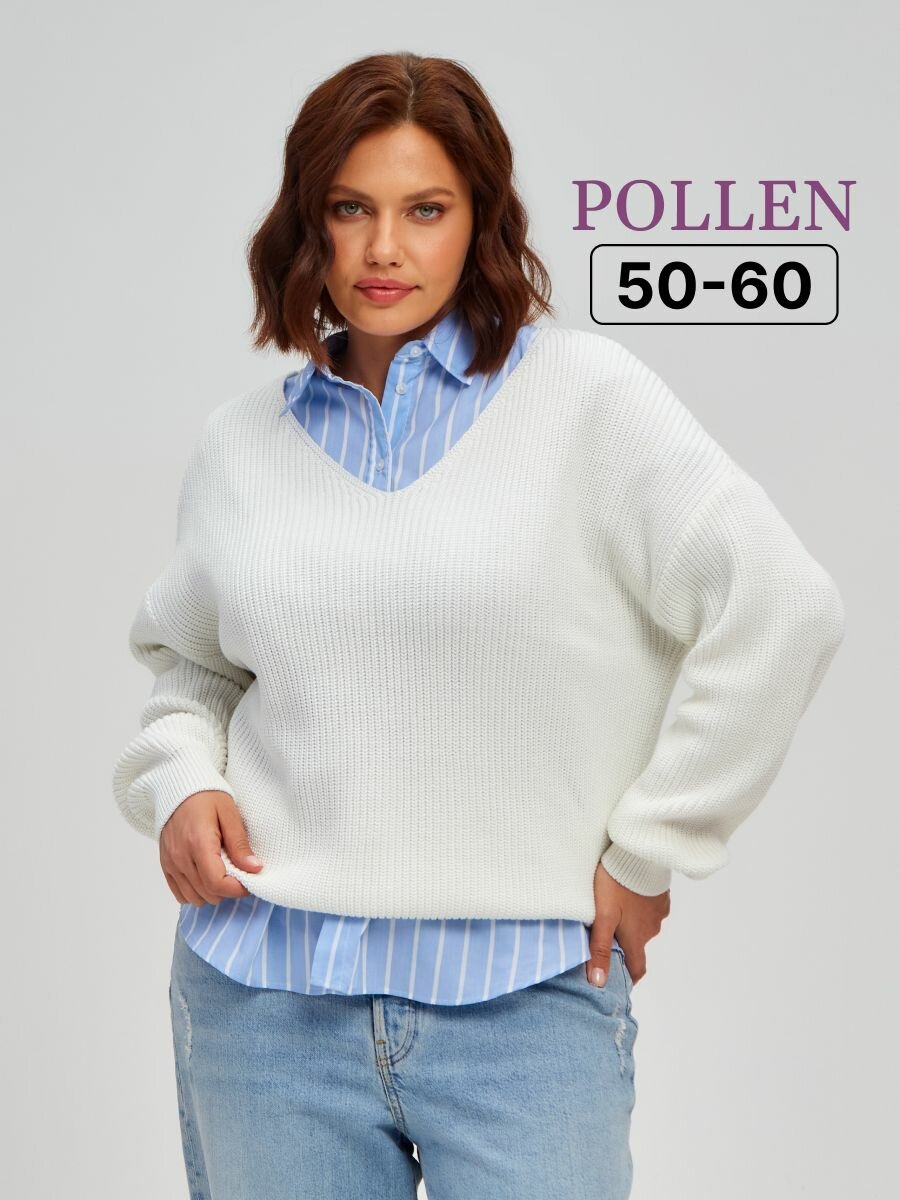 Джемпер Большие размеры/Хлопок