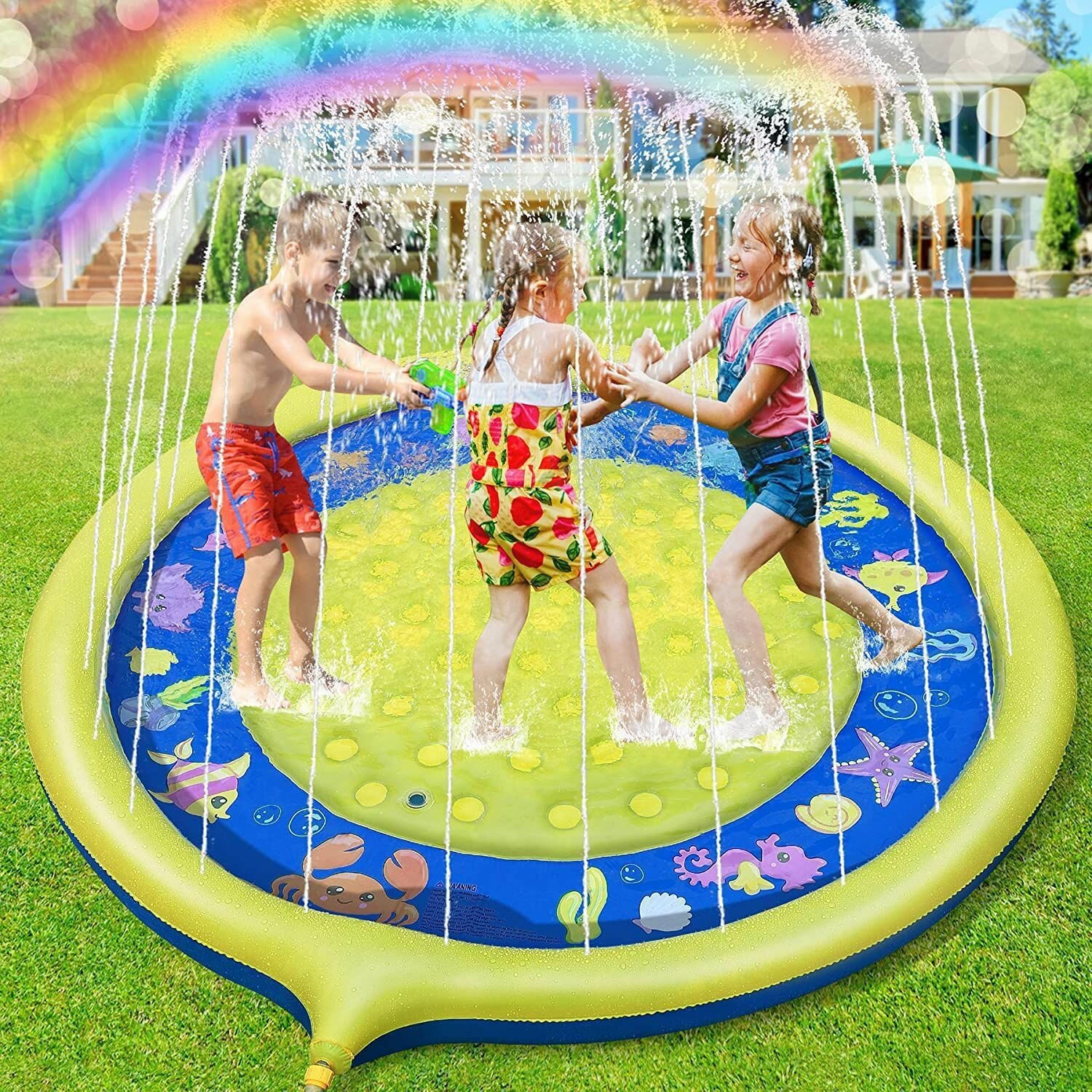 Игрушка скольжения, Горка дорожка водная надувная для скольжения 173CM