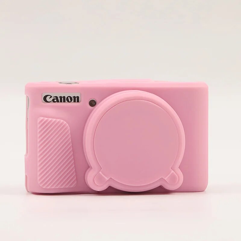 Розовый силиконовый чехол для Canon SX730 HS