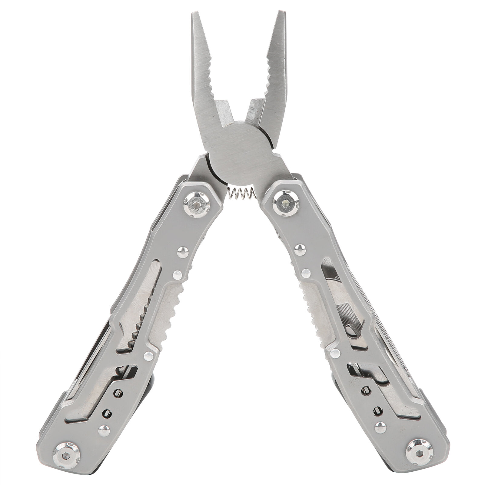 Многофункциональные складные плоскогубцы, открывалка для бутылок, отвертка, кусачки для проволоки, снаряжение для активного отдыха.