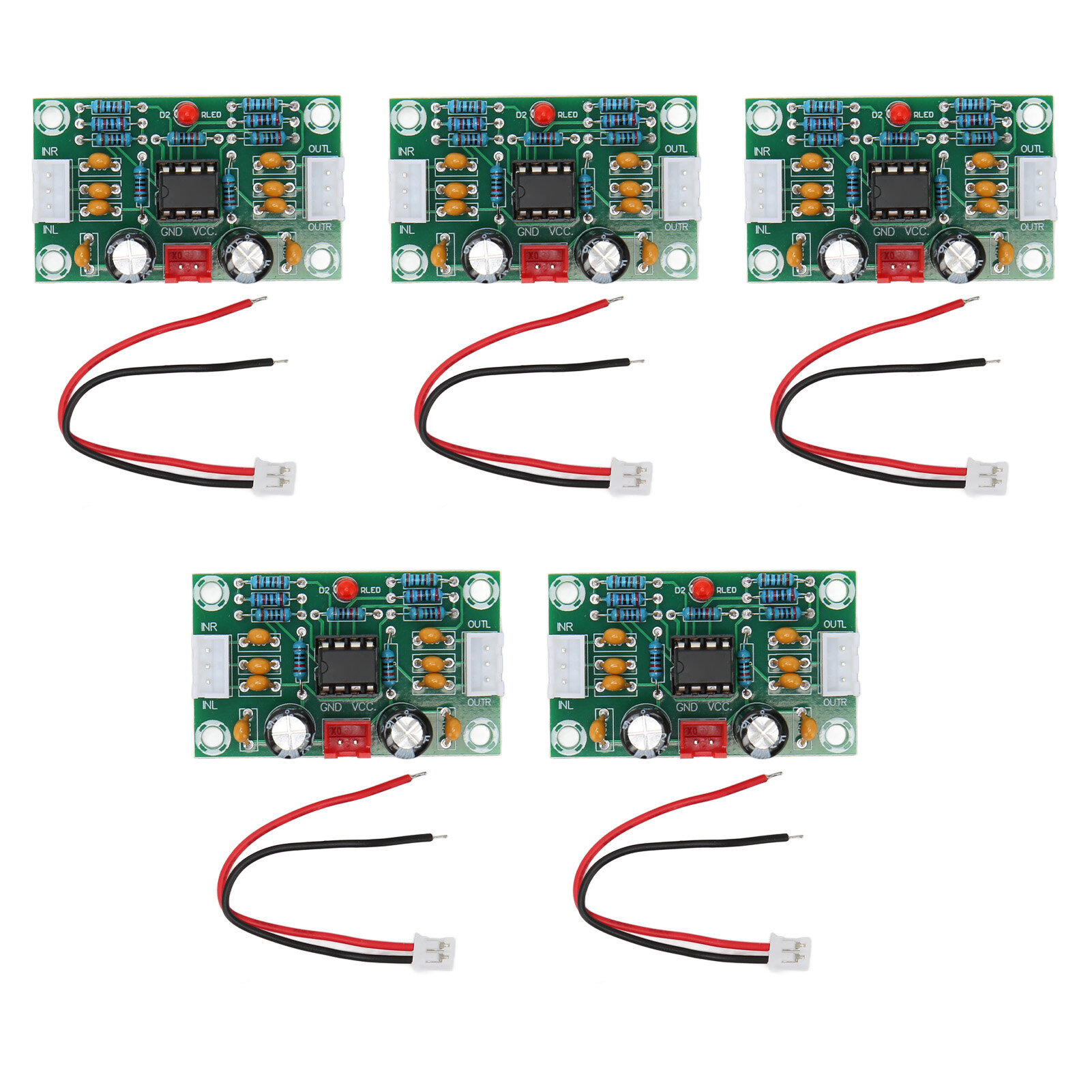 5 плат предусилителей звука, 5 широкополосных усилителей NE5532, цифровая настройка тембра на передней панели.