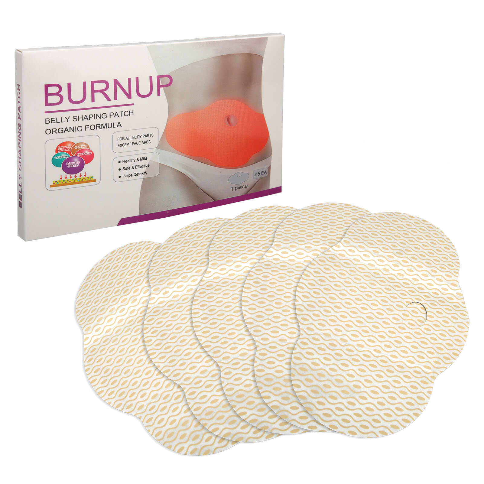 Пластыри для похудения, подтягивающие кожу, укрепляющие, эргономичный дизайн, скульптурные пластыри для талии, живота, ног, 5 шт.