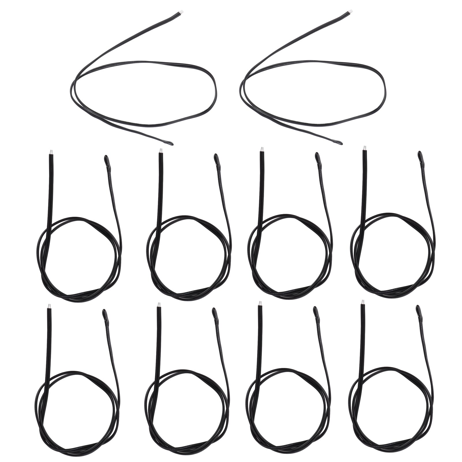 10 шт. NTC датчик температуры ПВХ эпоксидная смола температурный терморезистор для автомобилей 500 мм5K B3470