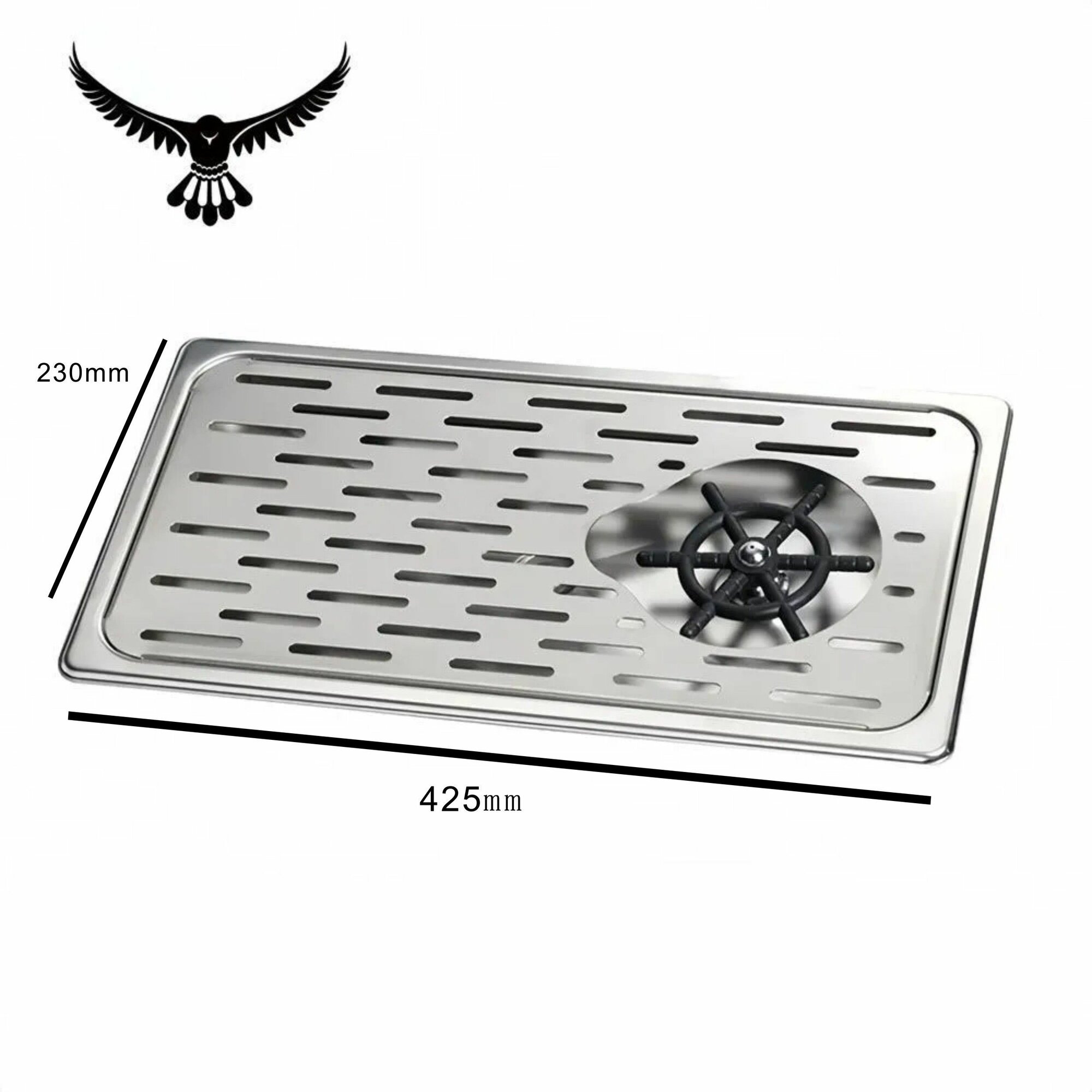 Встраиваемый ринзер для питчеров и стаканов с каплесборником Прямоугольный