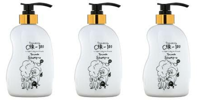 Шампунь для волос против перхоти elizavecca CER-100 collagen hair a+ muscle tornado shampoo, 500 мл, 3 уп