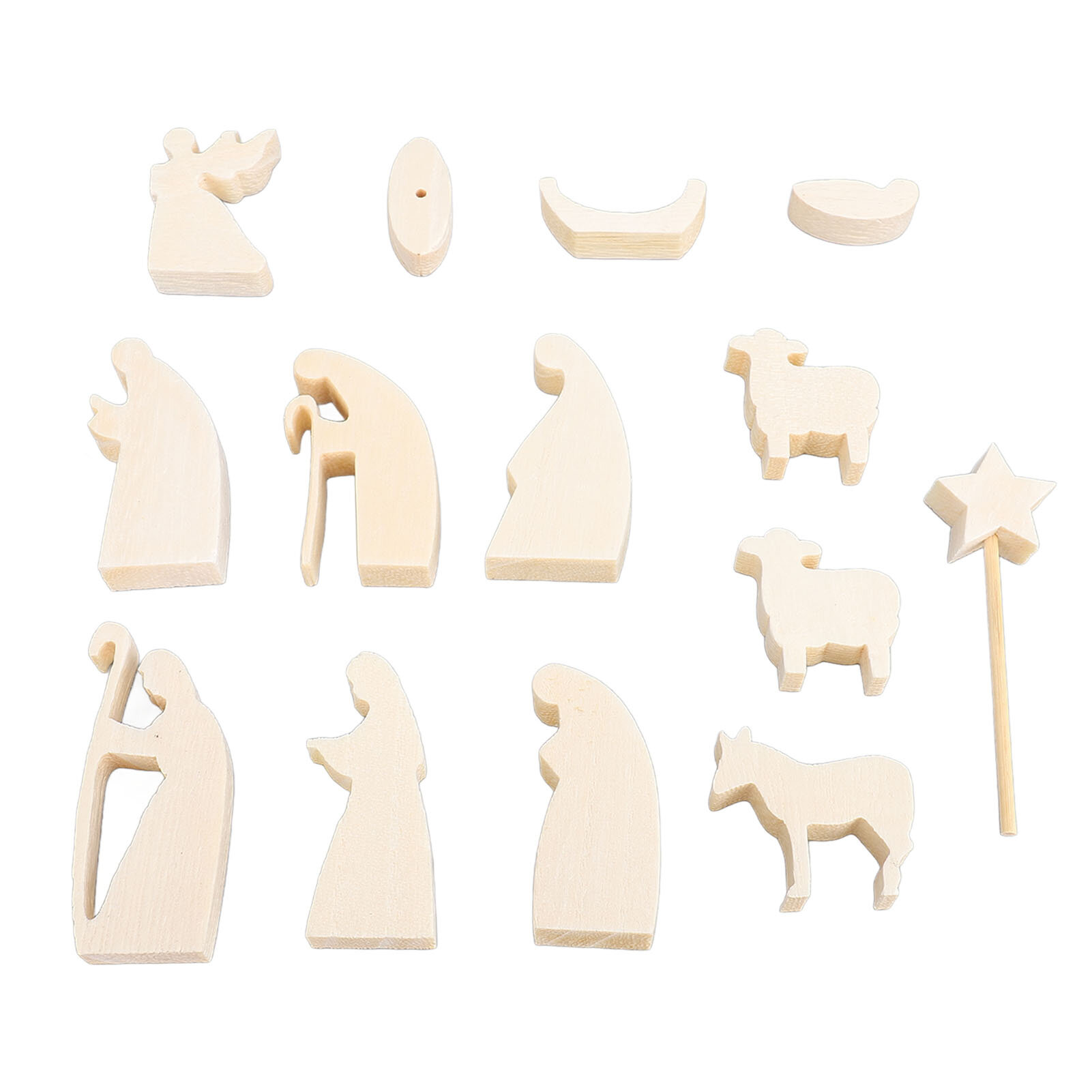 Рождественский вертеп, пасхальная сцена, деревянные украшения, фигурки, орнаменты, настольные декоративные изделия, аксессуары