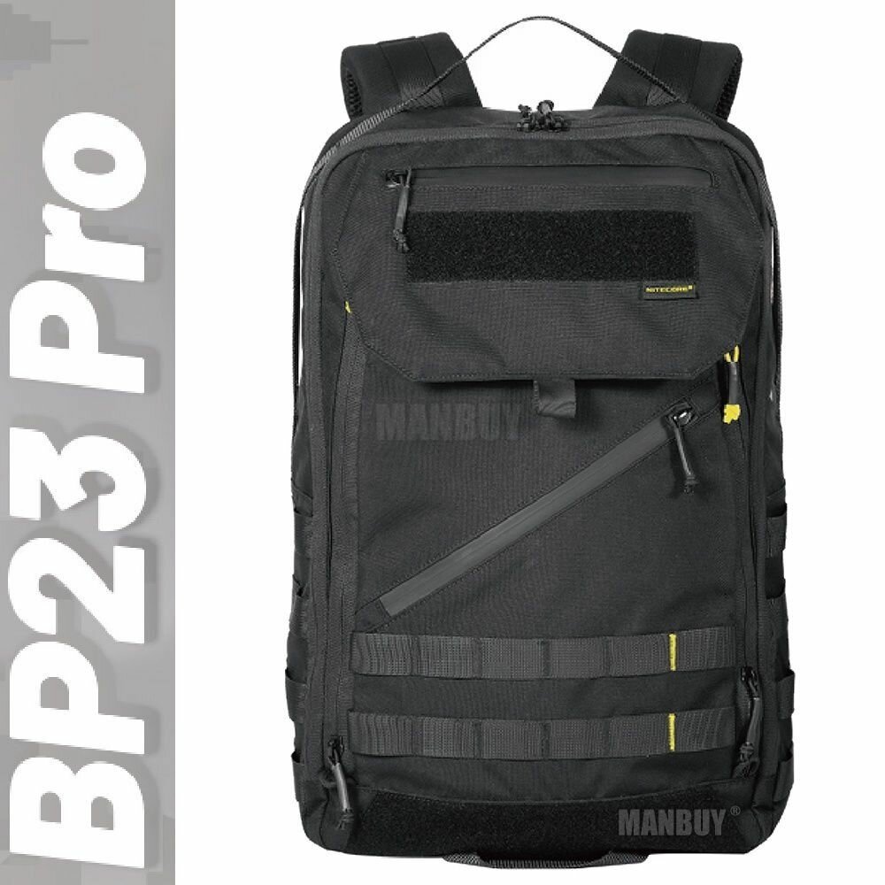 Рюкзак NITECORE "BP23 Pro", 23 л, вес 1,03 кг, для работы и поездок, 3D-поддержка спины