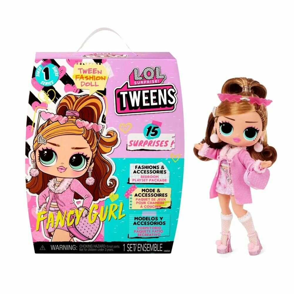 LOL OMG Tweens Fashion Doll Fancy Gurl. Кукла ЛОЛ ОМГ Твинс серия Подростки Фэнси Гёрл -lj