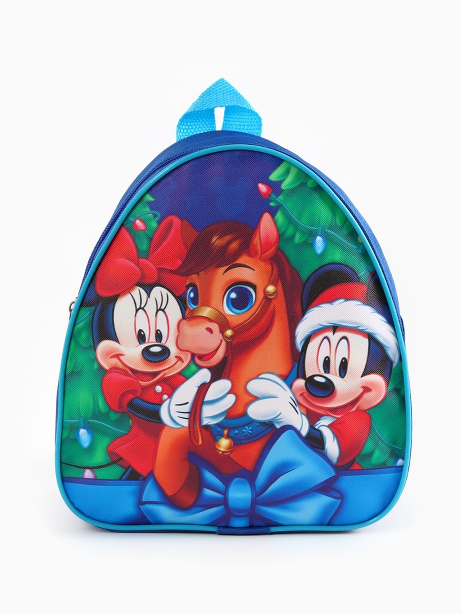 Рюкзак детский новогодний «Символ года 2026 - Лошадка», 23х21х10 см, Микки Маус 10864886