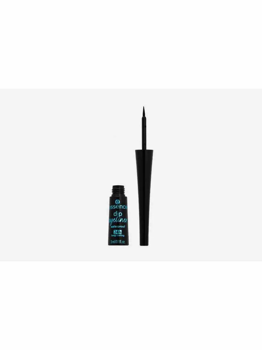 Подводка для глаз Essence "Dip Eyeliner", черная, водостойкая